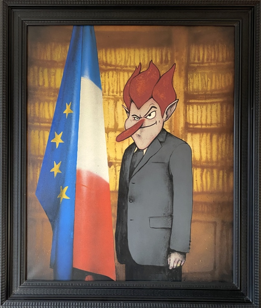 Dran surnommé The French Banksy est un street artiste toulousain.